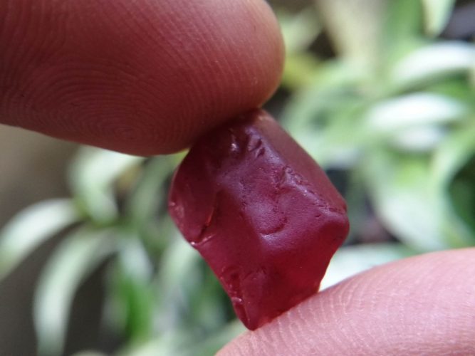 Natural Red Spinel Rough Stone from Vietnam - Danu Group
