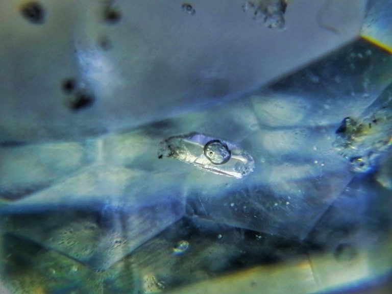 Three-Phase Inclusion in Goshenite - Danu Group