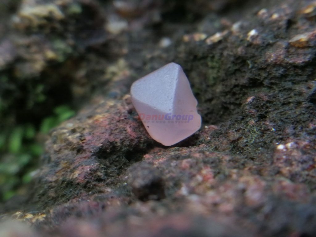 Natural Light Pink Spinel Octahedron Crystal Sri Lanka - Danu Group
