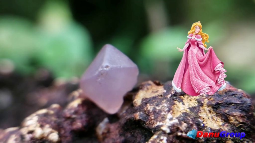 Natural Light Pink Spinel Octahedron Crystal Sri Lanka - Danu Group