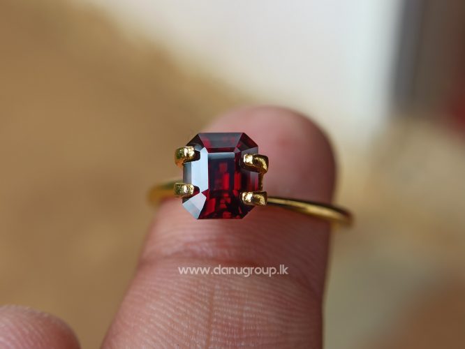 Ceylon Natural Red Zircon - Danu Group