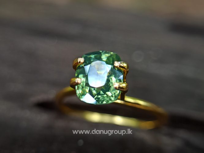 Ceylon Natural Green Zircon - Danu Group