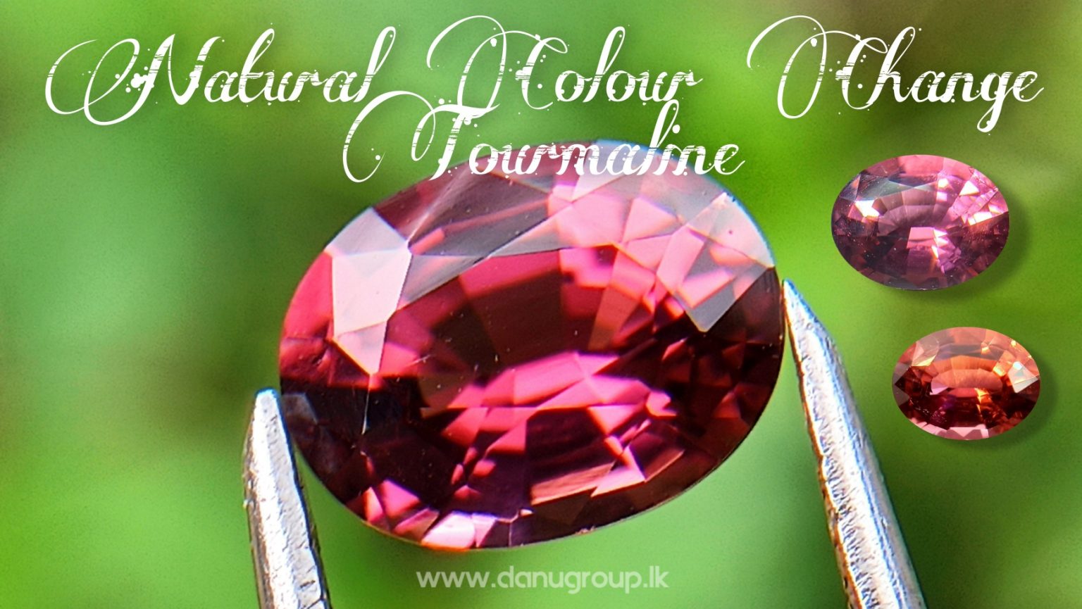 Natural Colour Change Tourmaline - Danu Group
